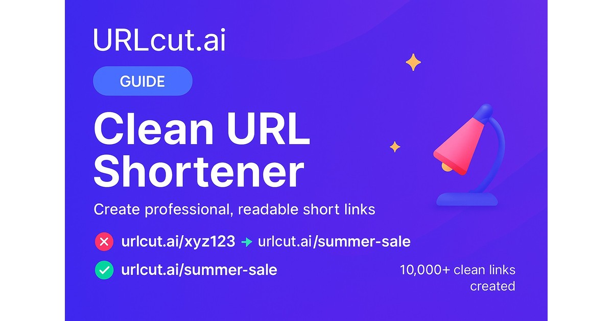 Clean URL Shortener: Create Readable Links